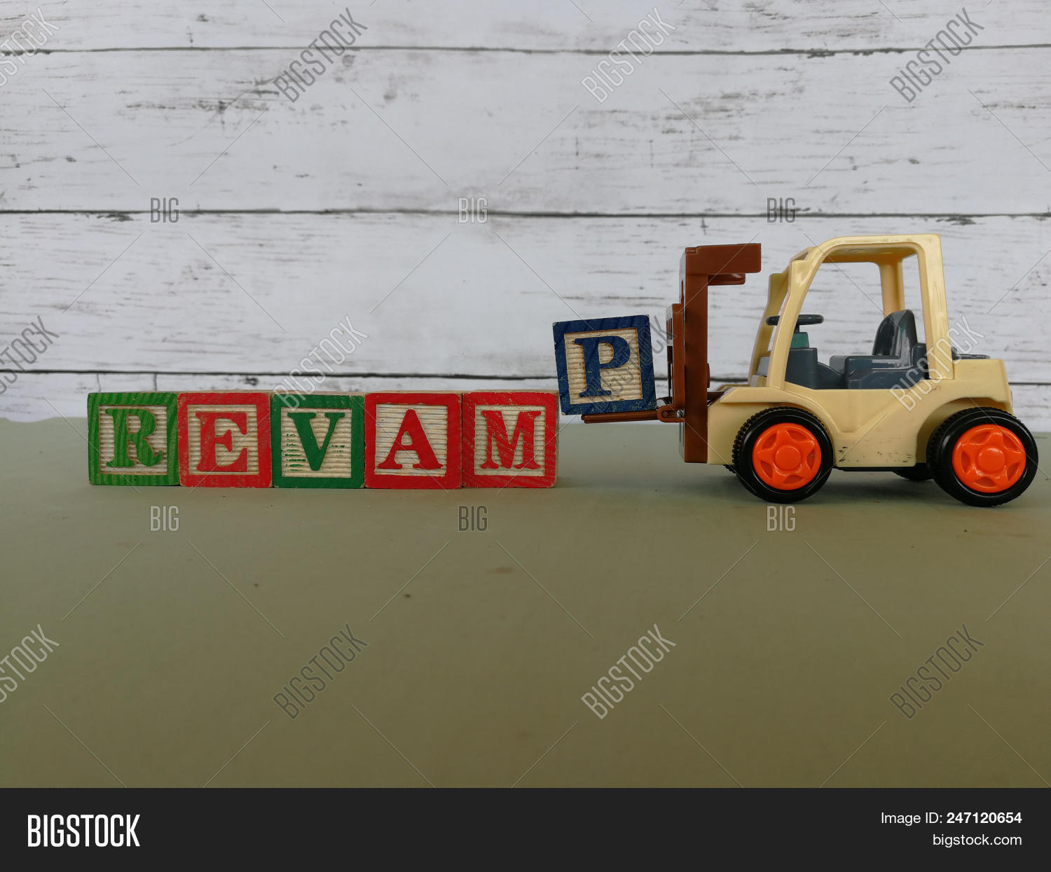 Forklift Carry Letter Image & Photo (Free Trial) | Bigstock