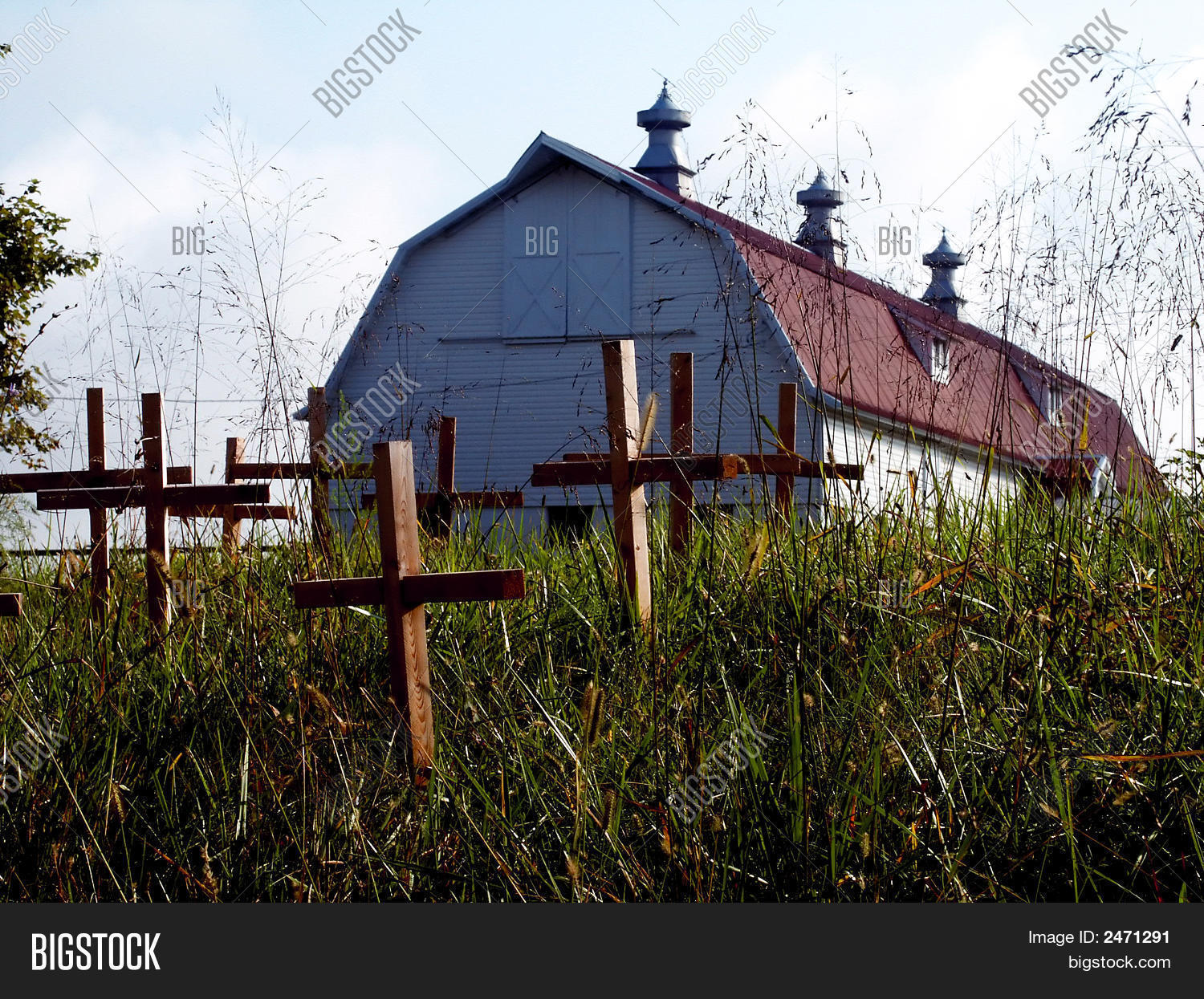 Barn Crosses Image & Photo (Free Trial) | Bigstock