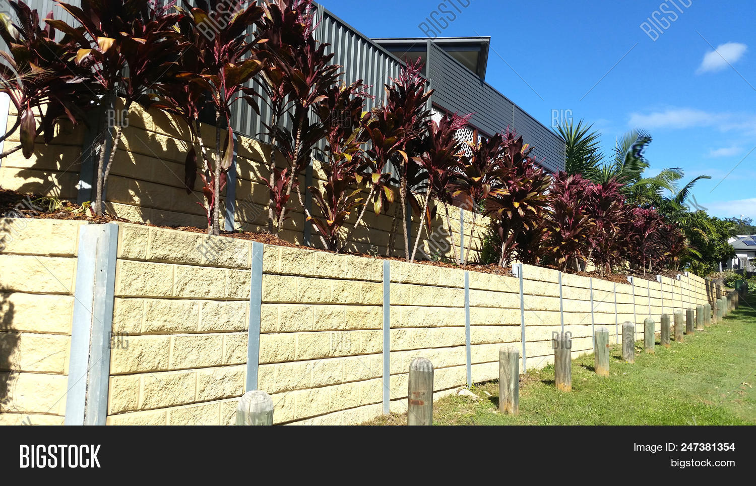 Suburban Retaining Image & Photo (Free Trial) | Bigstock