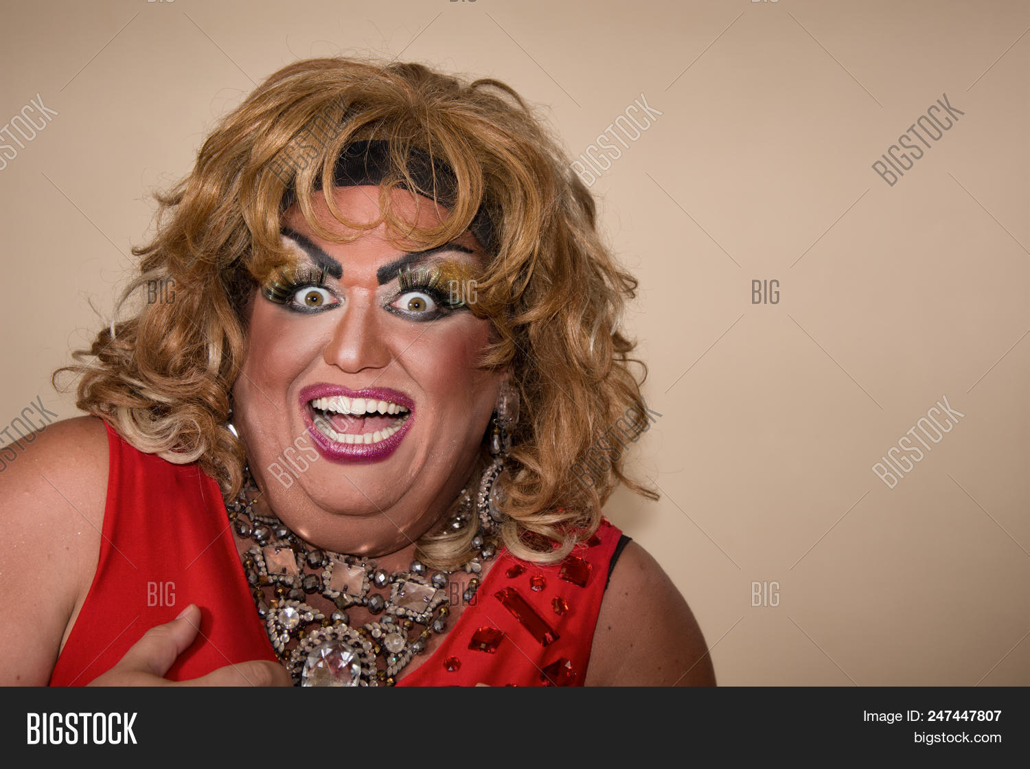 Funny Travesty Actor. Image & Photo (Free Trial) | Bigstock