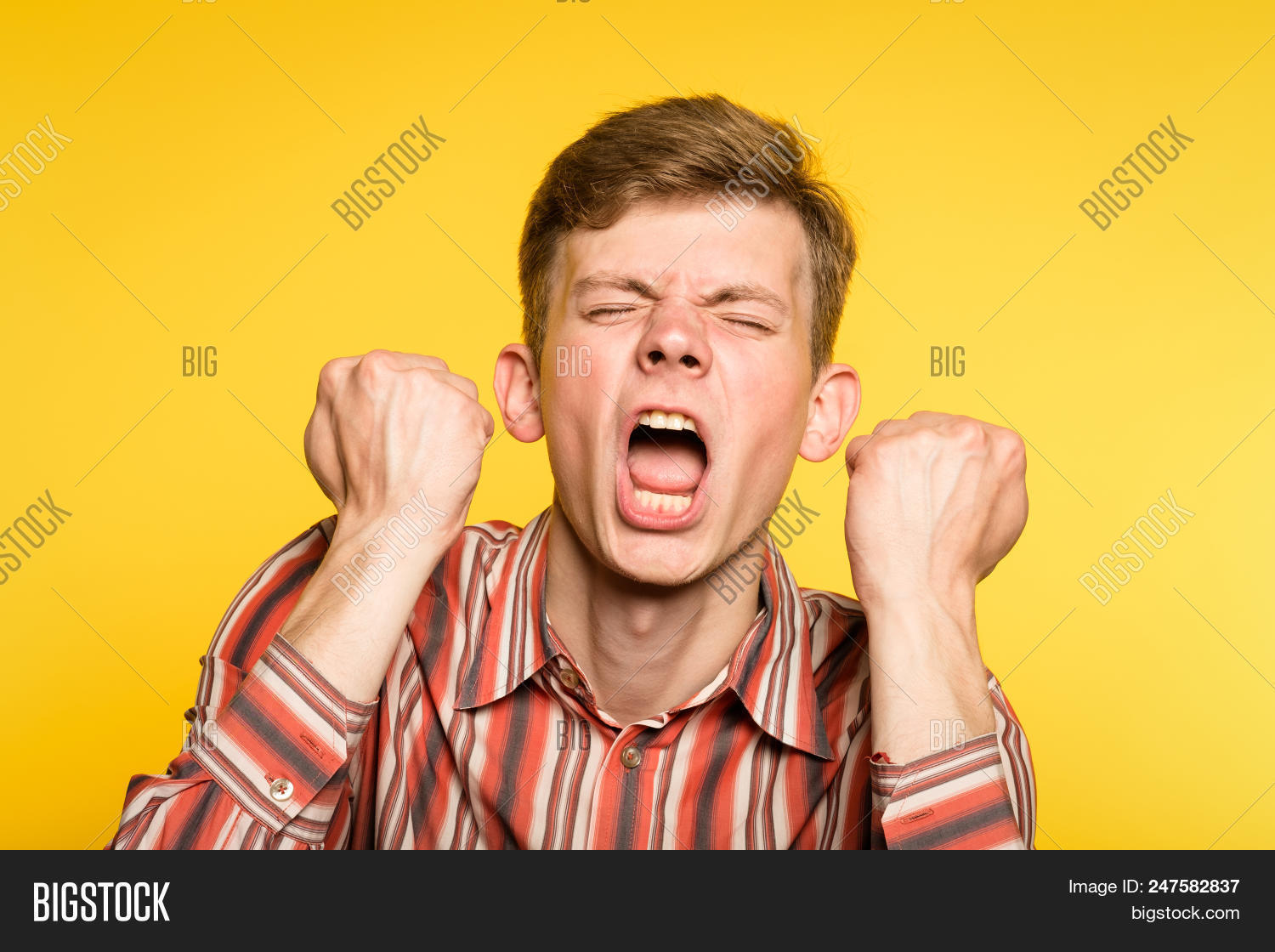 Tantrum Hysterics. Man Image & Photo (Free Trial) | Bigstock