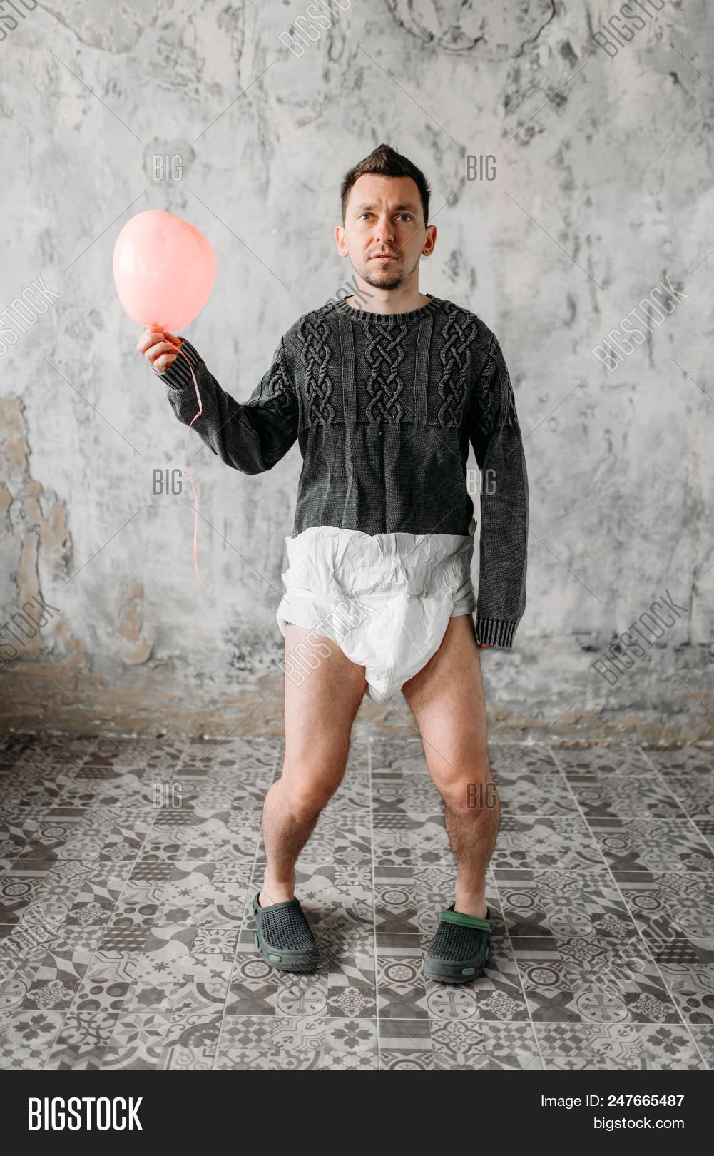 Funny Freak Man Diaper Image & Photo (Free Trial) | Bigstock