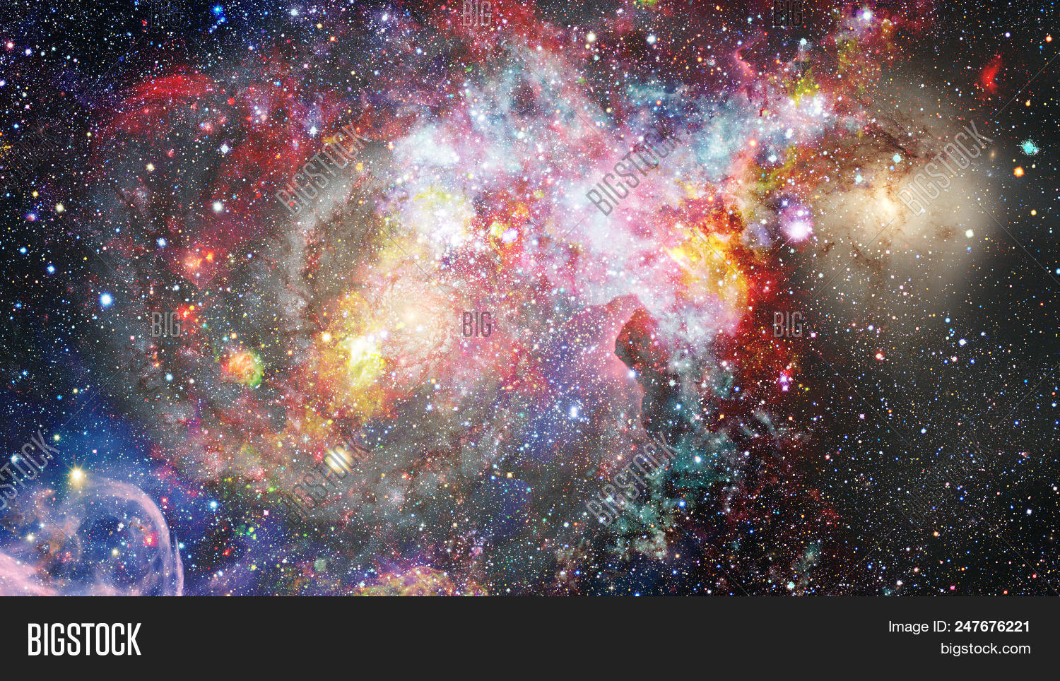 Colored Clouds Nebula Image & Photo (Free Trial) | Bigstock