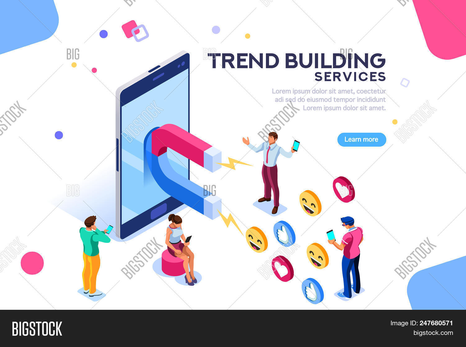 Social Media Concept Vector & Photo (Free Trial) | Bigstock