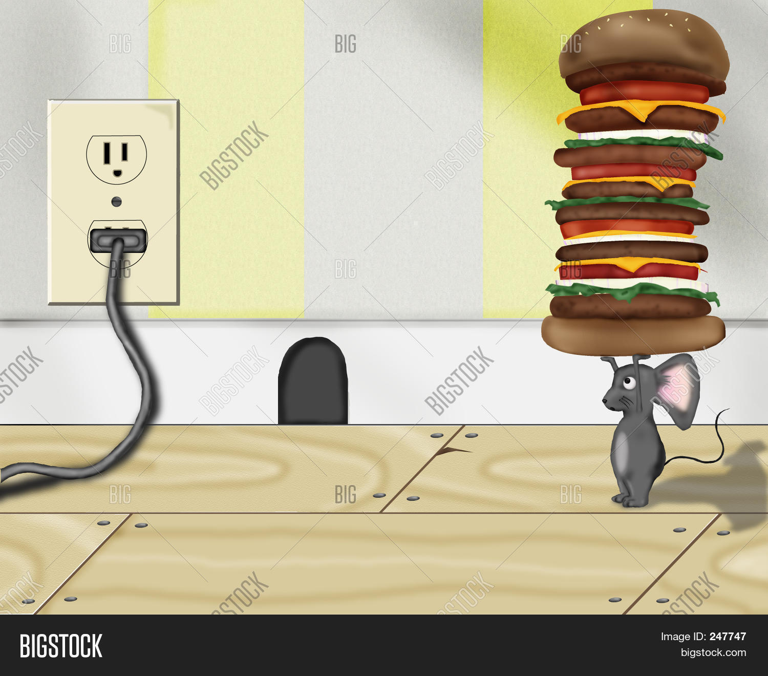 Mouse Burger Image & Photo (Free Trial) | Bigstock
