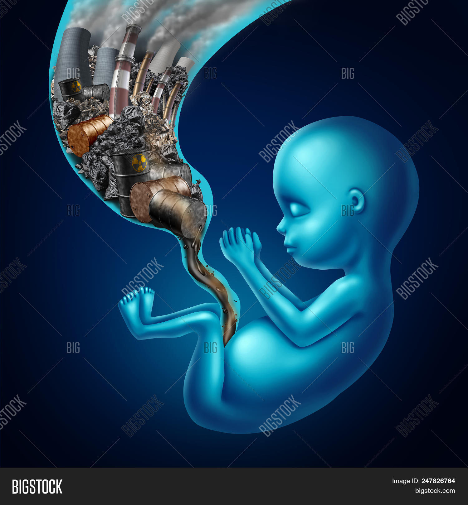 Pregnancy Pollution Image & Photo (Free Trial) | Bigstock