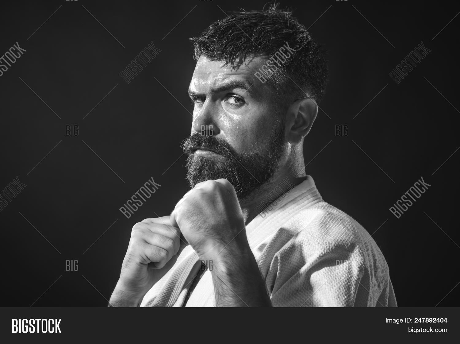 Karate Man Preparing Image & Photo (Free Trial) | Bigstock