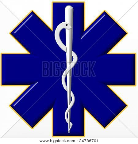 Blue Star Life Medical Image & Photo (Free Trial) | Bigstock