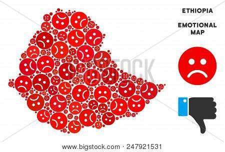 Sorrow Ethiopia Map Vector & Photo (Free Trial) | Bigstock