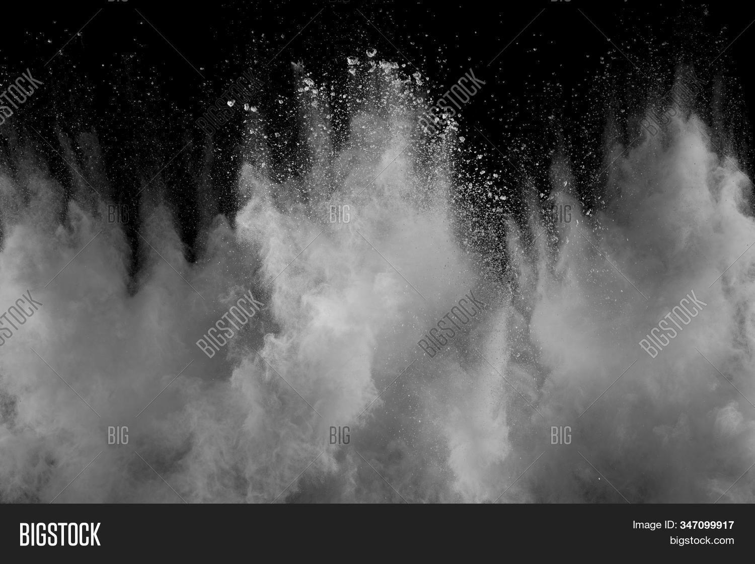 Explosion White Dust Image & Photo (Free Trial) | Bigstock