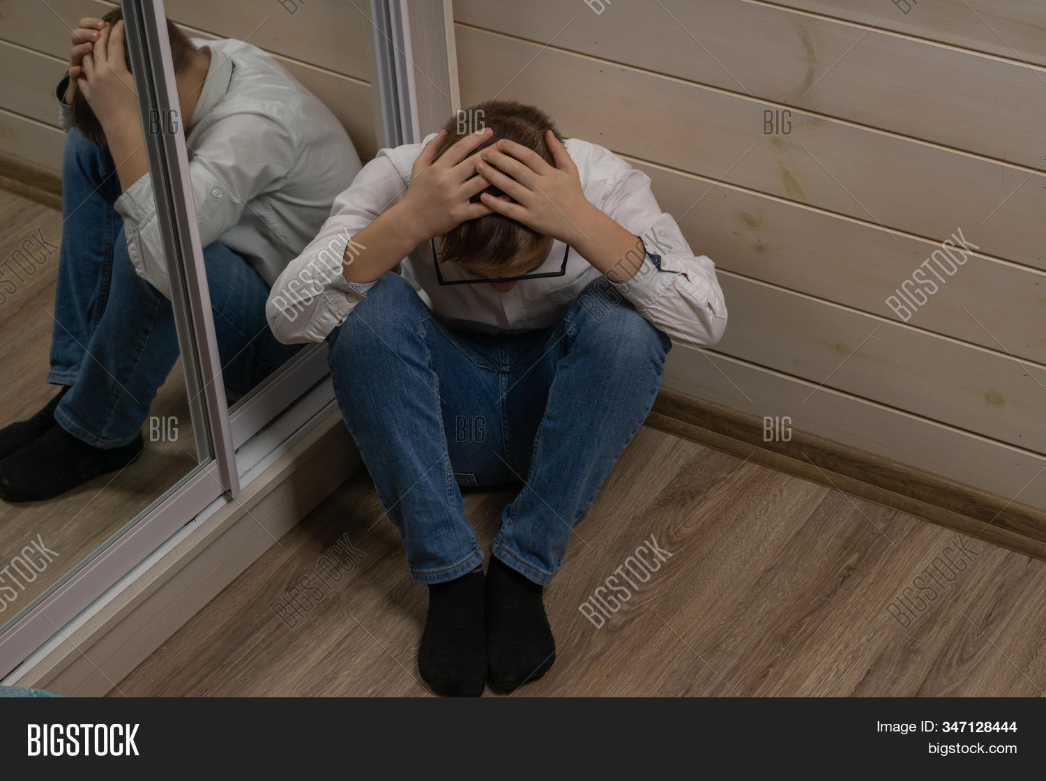 Sad Young Schoolboy Image & Photo (Free Trial) | Bigstock