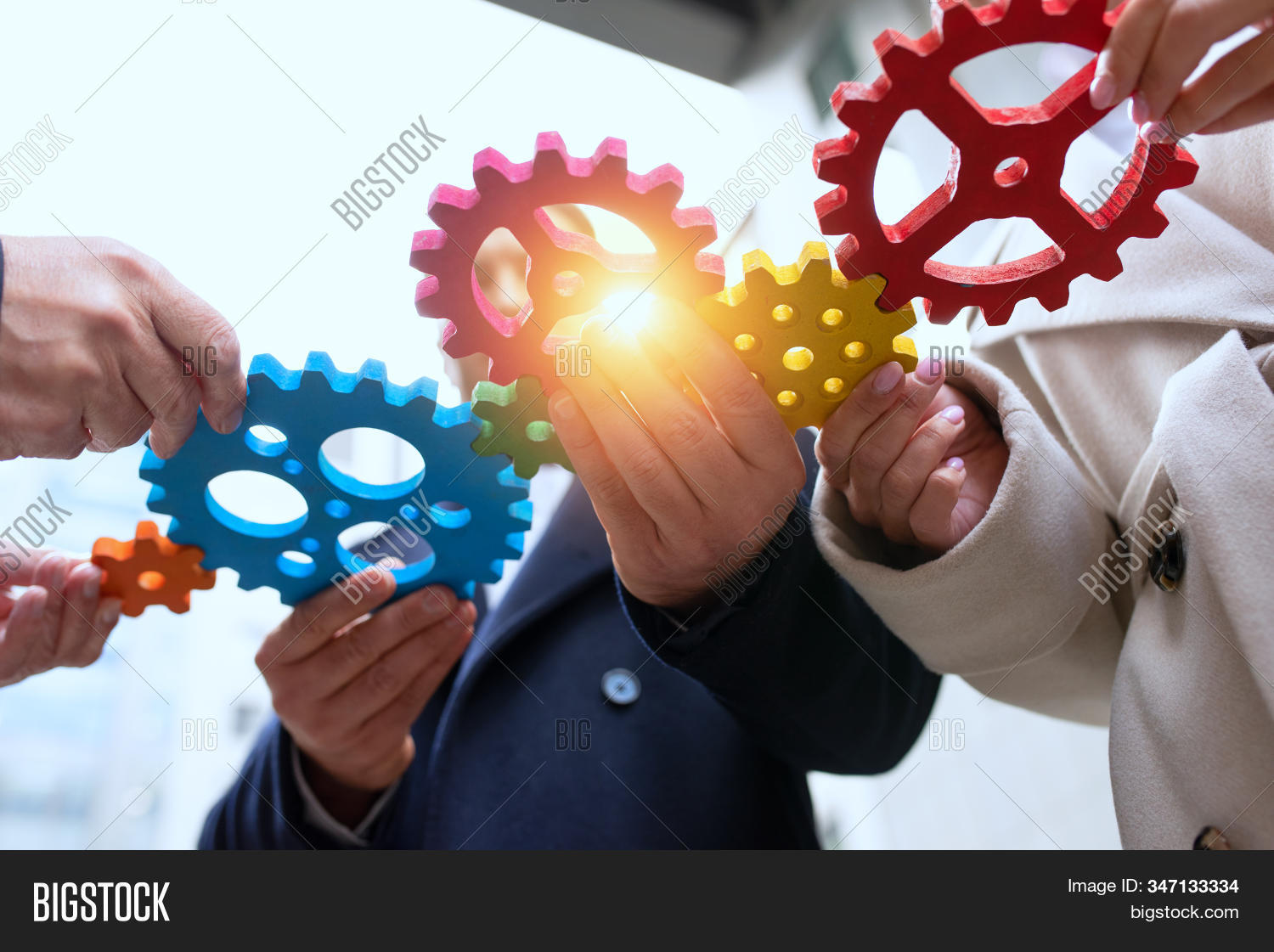 Business Team Connect Image & Photo (Free Trial) | Bigstock