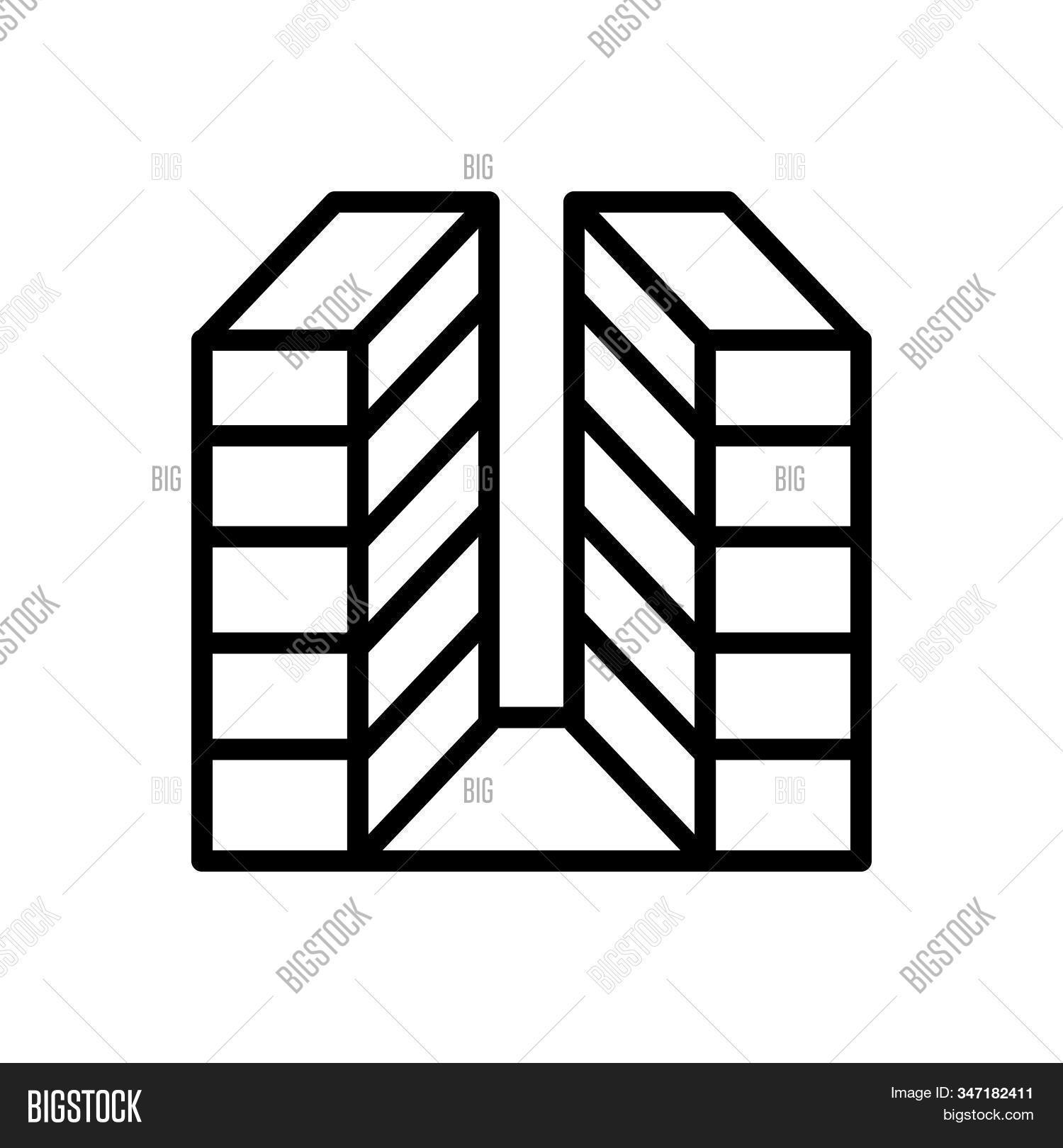 Black Line Icon Vector & Photo (Free Trial) | Bigstock