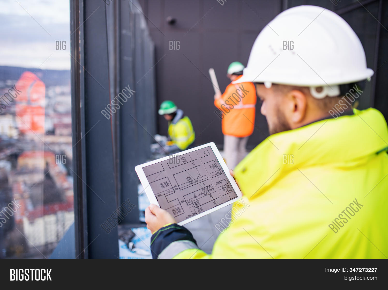 Man Engineer Standing Image & Photo (Free Trial) | Bigstock