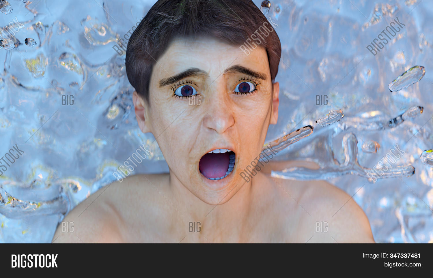 Fear Panic Drowning Image & Photo (Free Trial) | Bigstock
