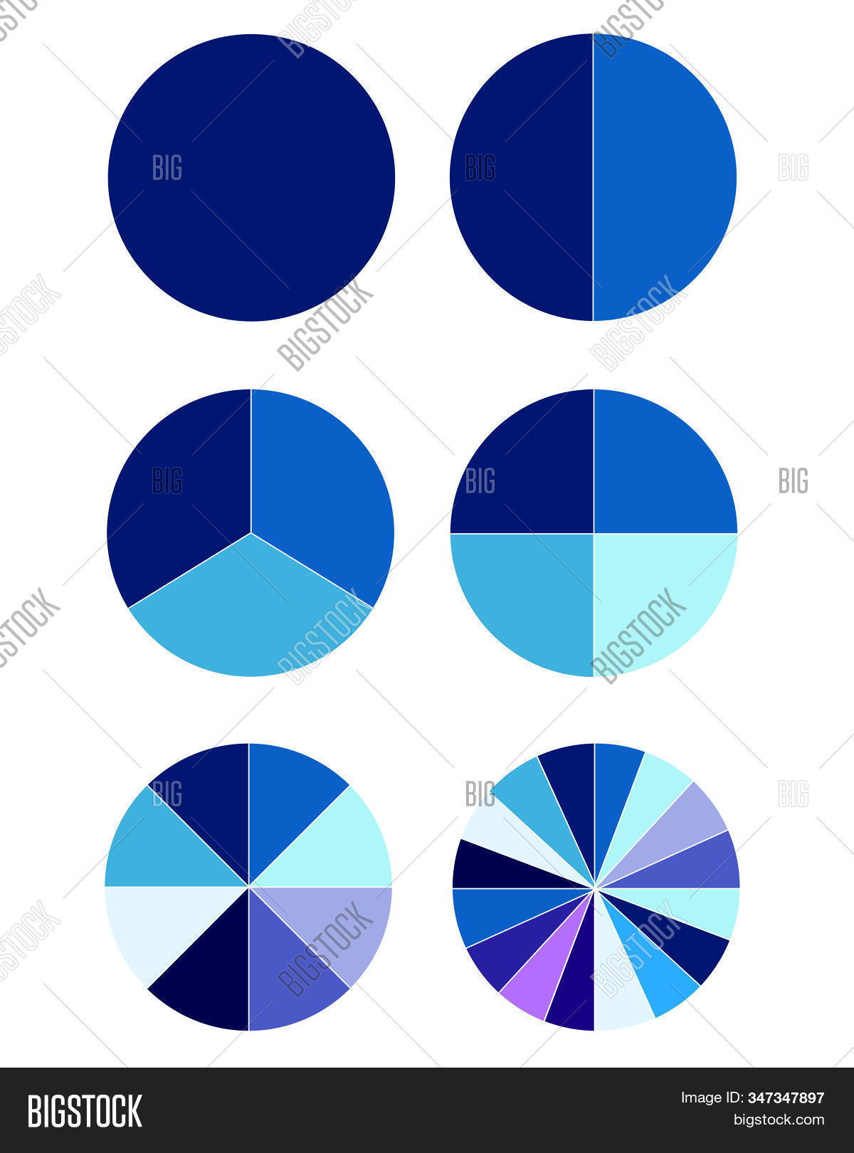 Pie Charts - 벡터 및 사진(무료 체험) | Bigstock