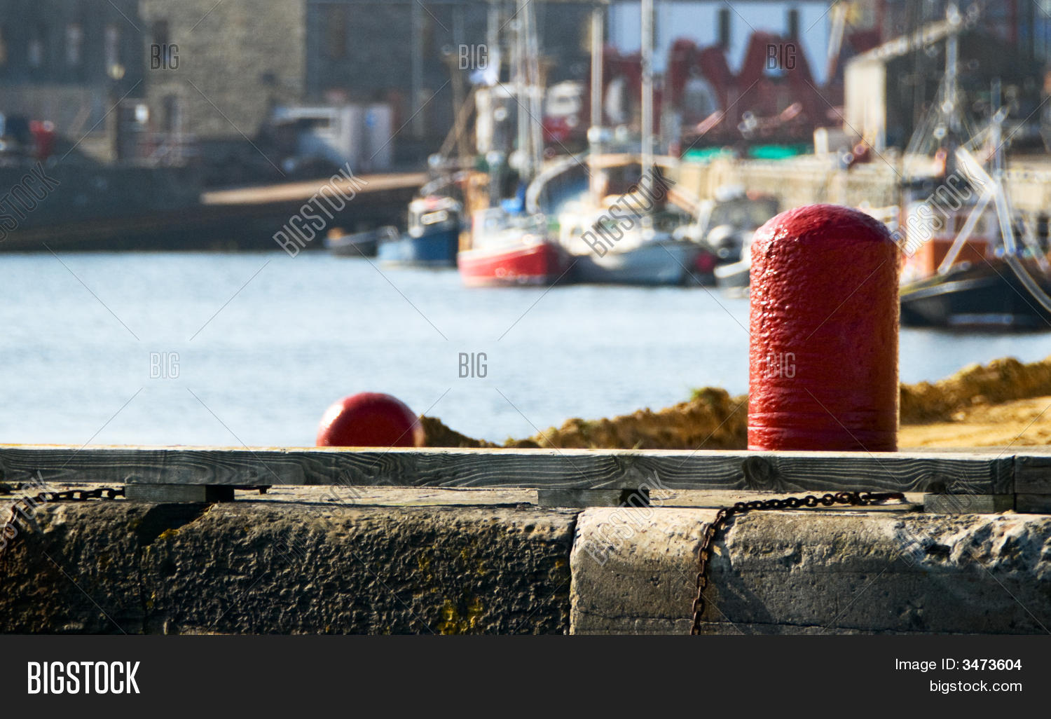Red Bollard Image & Photo (Free Trial) | Bigstock