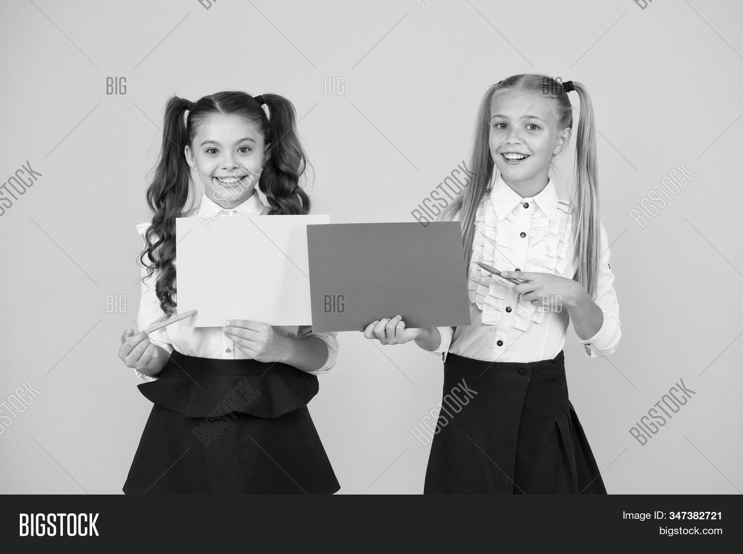 Girls School Uniform Image & Photo (Free Trial) | Bigstock