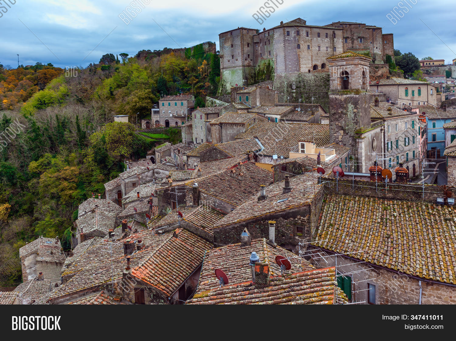 Tufa City Sorano. Image & Photo (Free Trial) | Bigstock