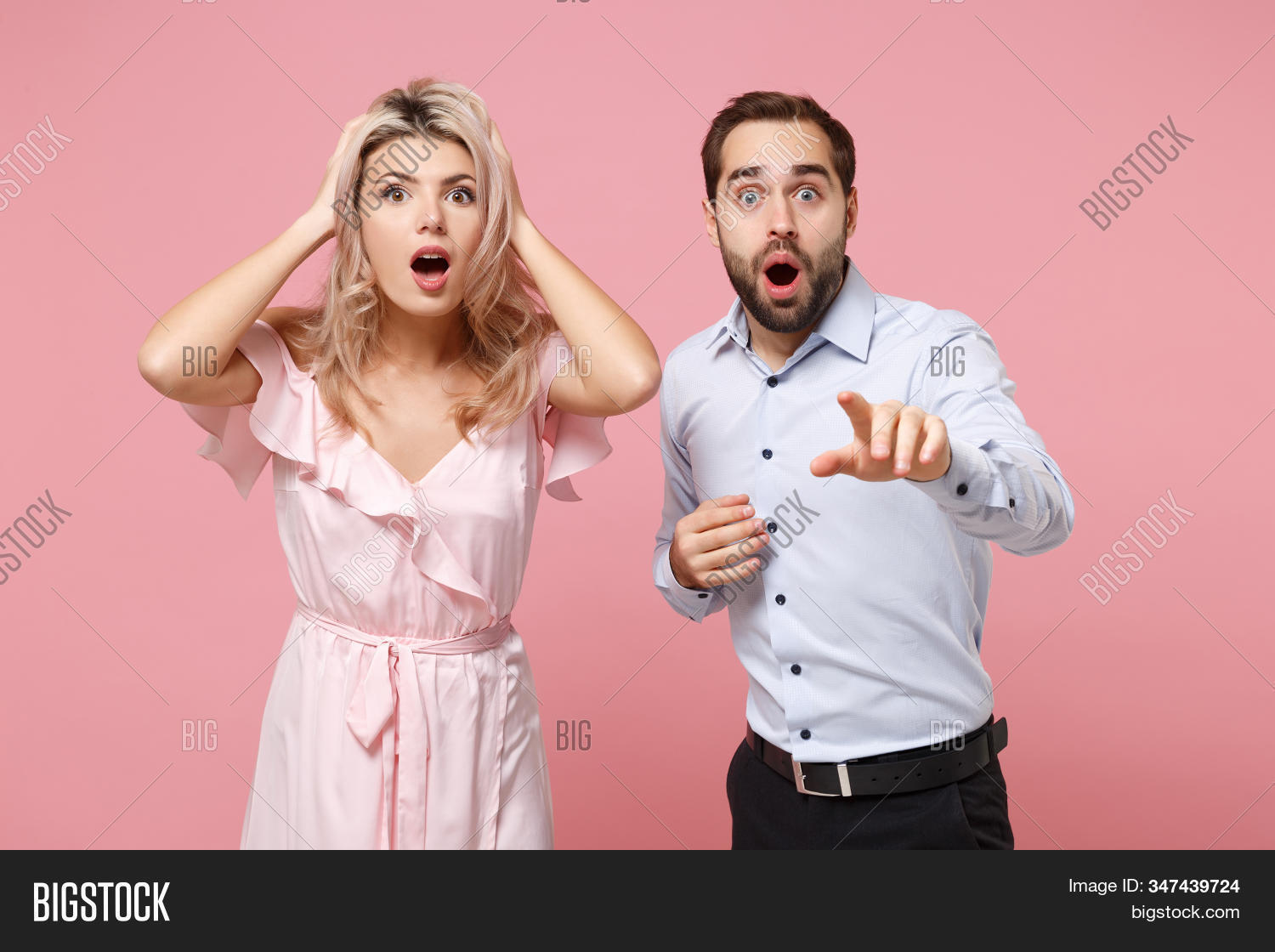 Shocked Young Couple Image & Photo (Free Trial) | Bigstock