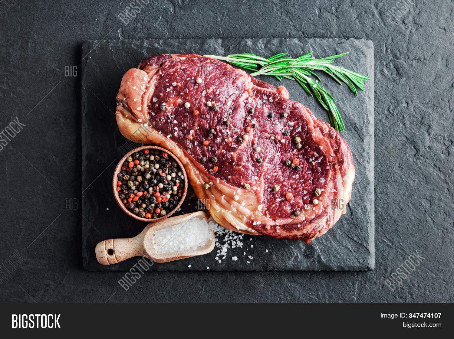 Marbling Ribeye Steak Image & Photo (Free Trial) | Bigstock