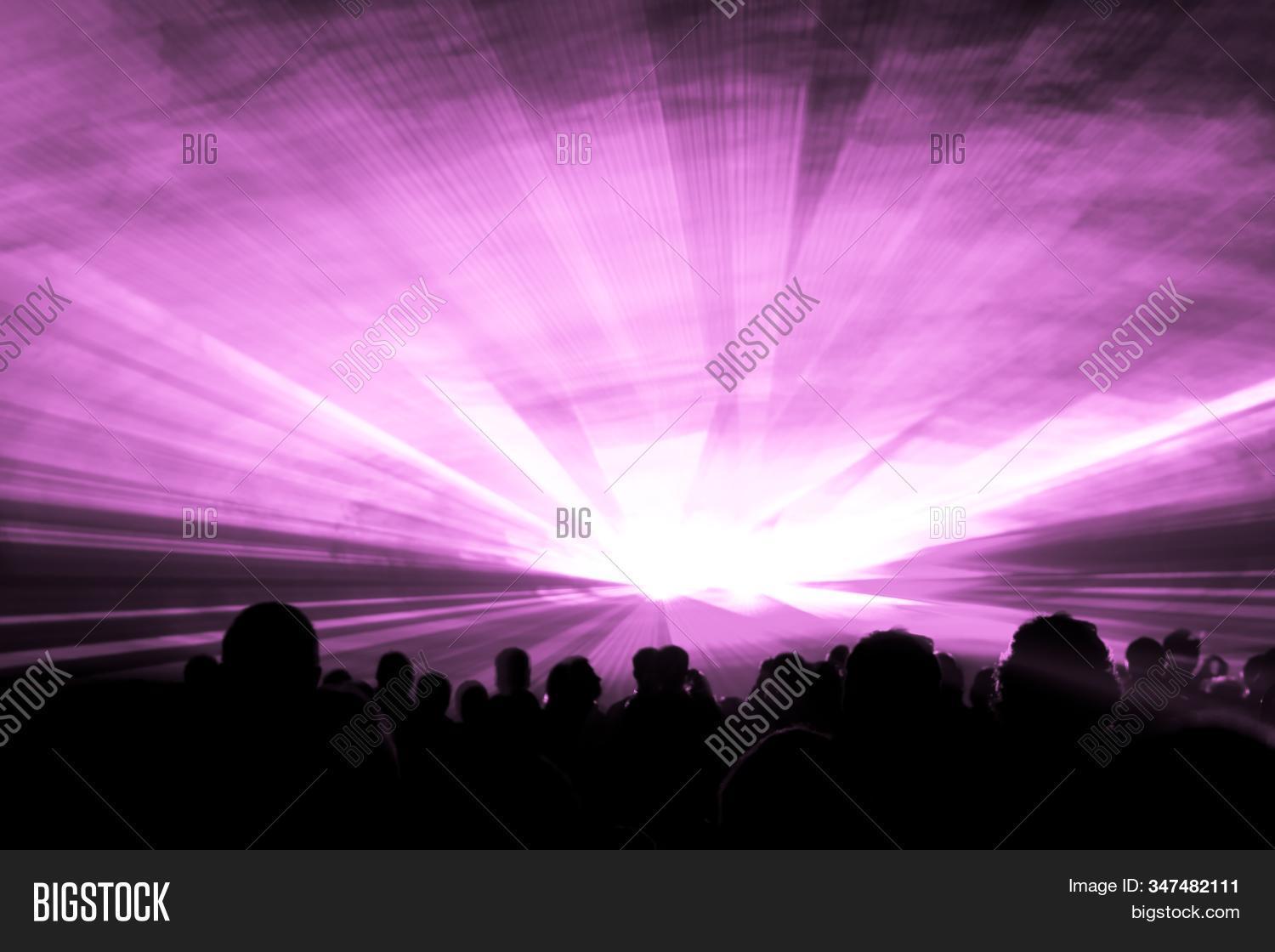 Pink Laser Show Image & Photo (Free Trial) | Bigstock