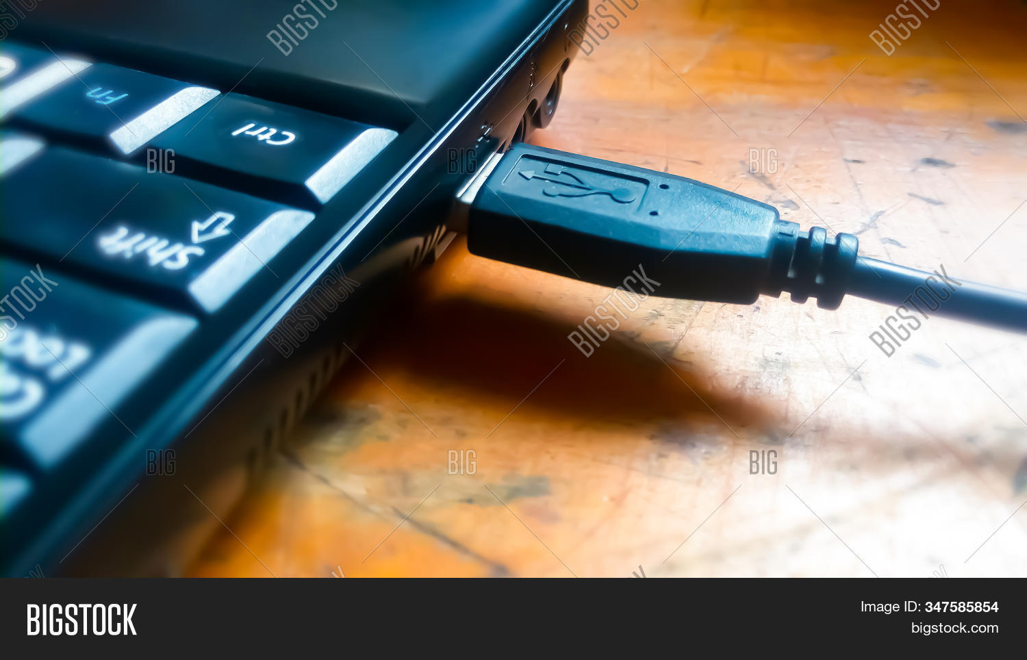 Black Usb Cable Image & Photo (Free Trial) | Bigstock