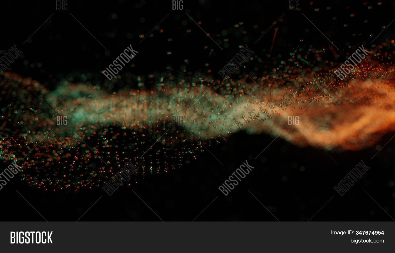 Plexus Abstract Orange Image & Photo (Free Trial) | Bigstock