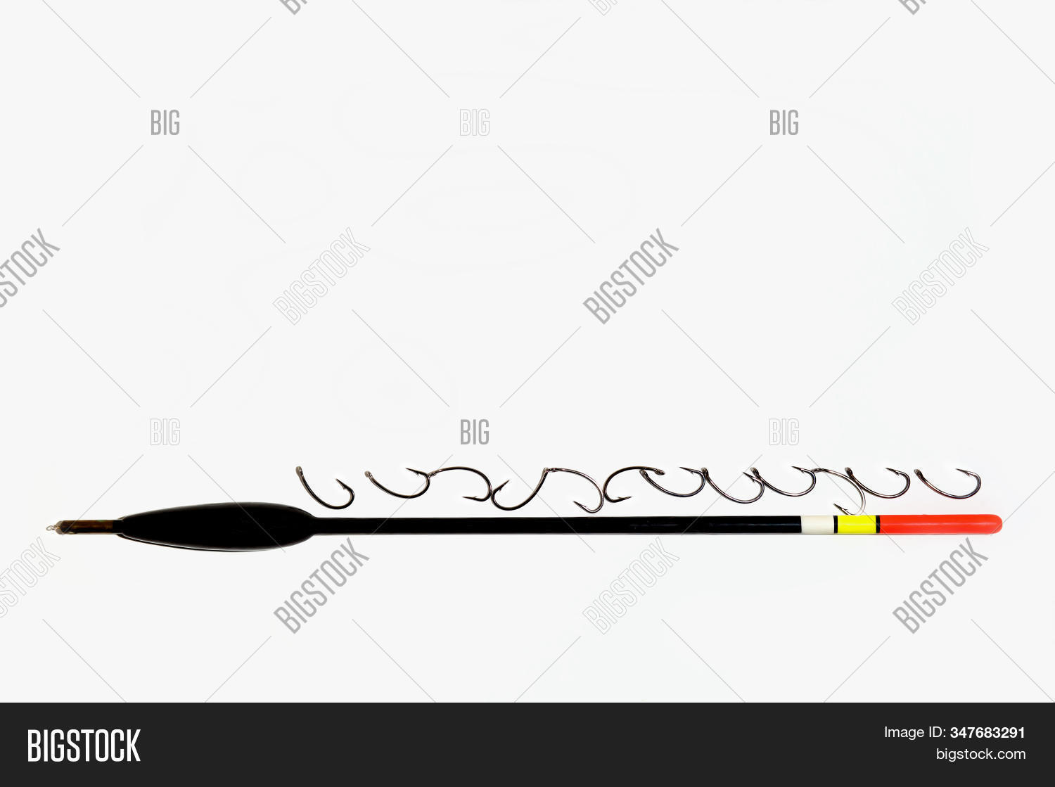 Fishing Hooks Float On Image & Photo (Free Trial) | Bigstock
