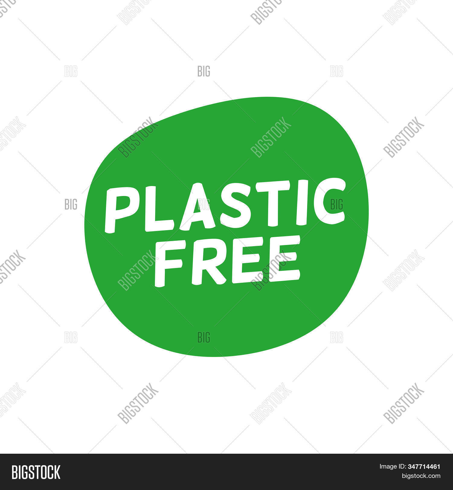 No Plastic Campaign. Vector & Photo (Free Trial) | Bigstock
