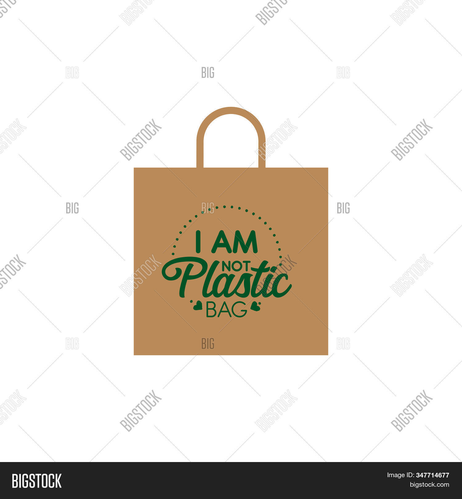 No Plastic Campaign. Vector & Photo (Free Trial) | Bigstock