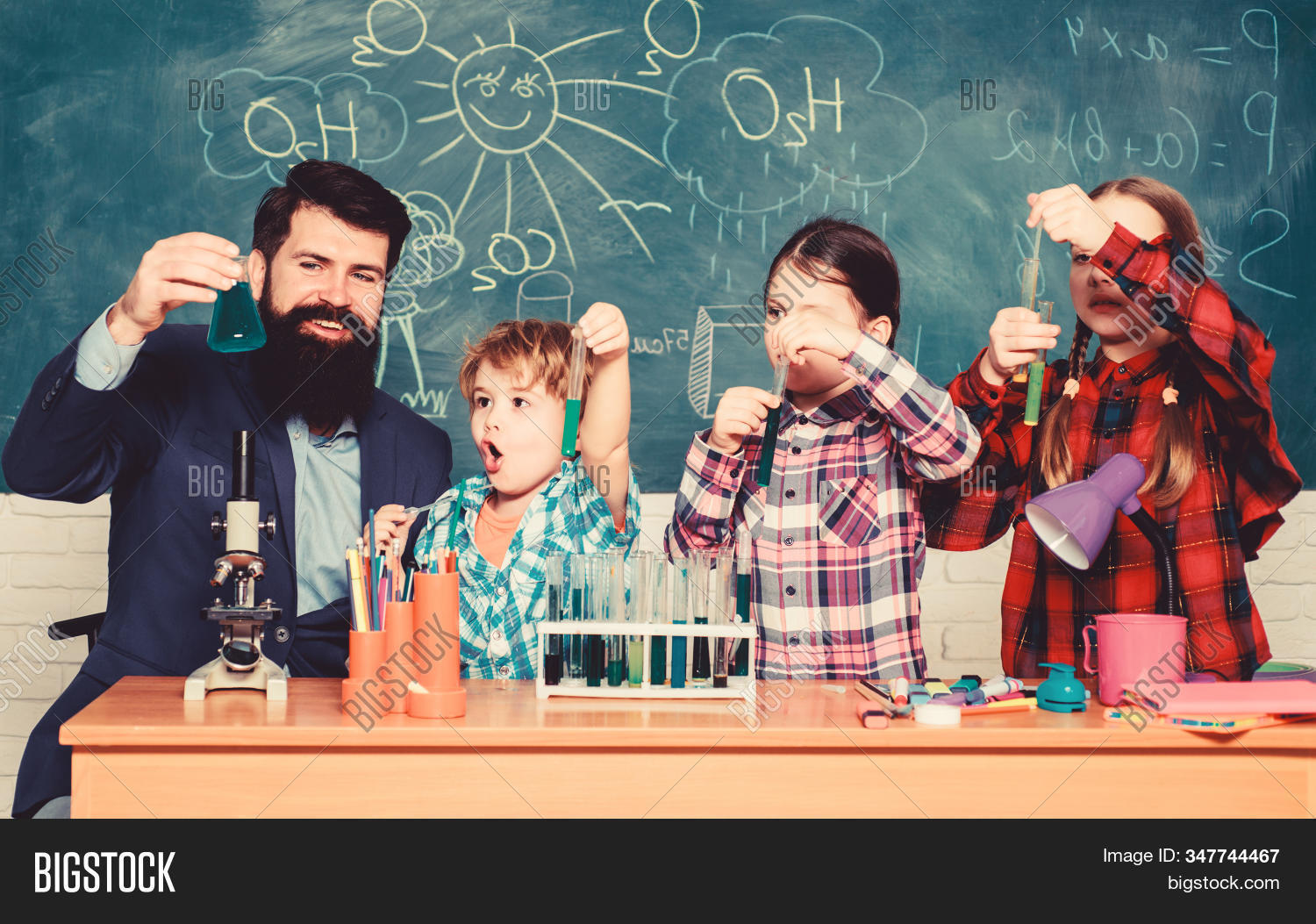 School Kids Scientist Image & Photo (Free Trial) | Bigstock