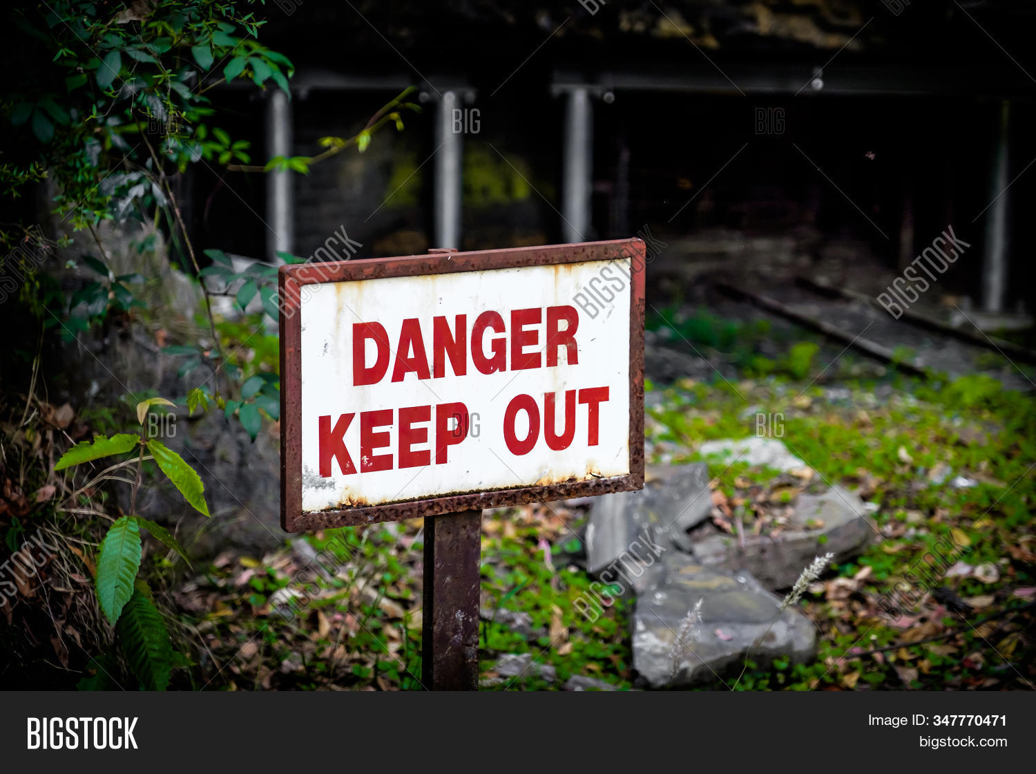Rusty White "danger Image & Photo (Free Trial) | Bigstock