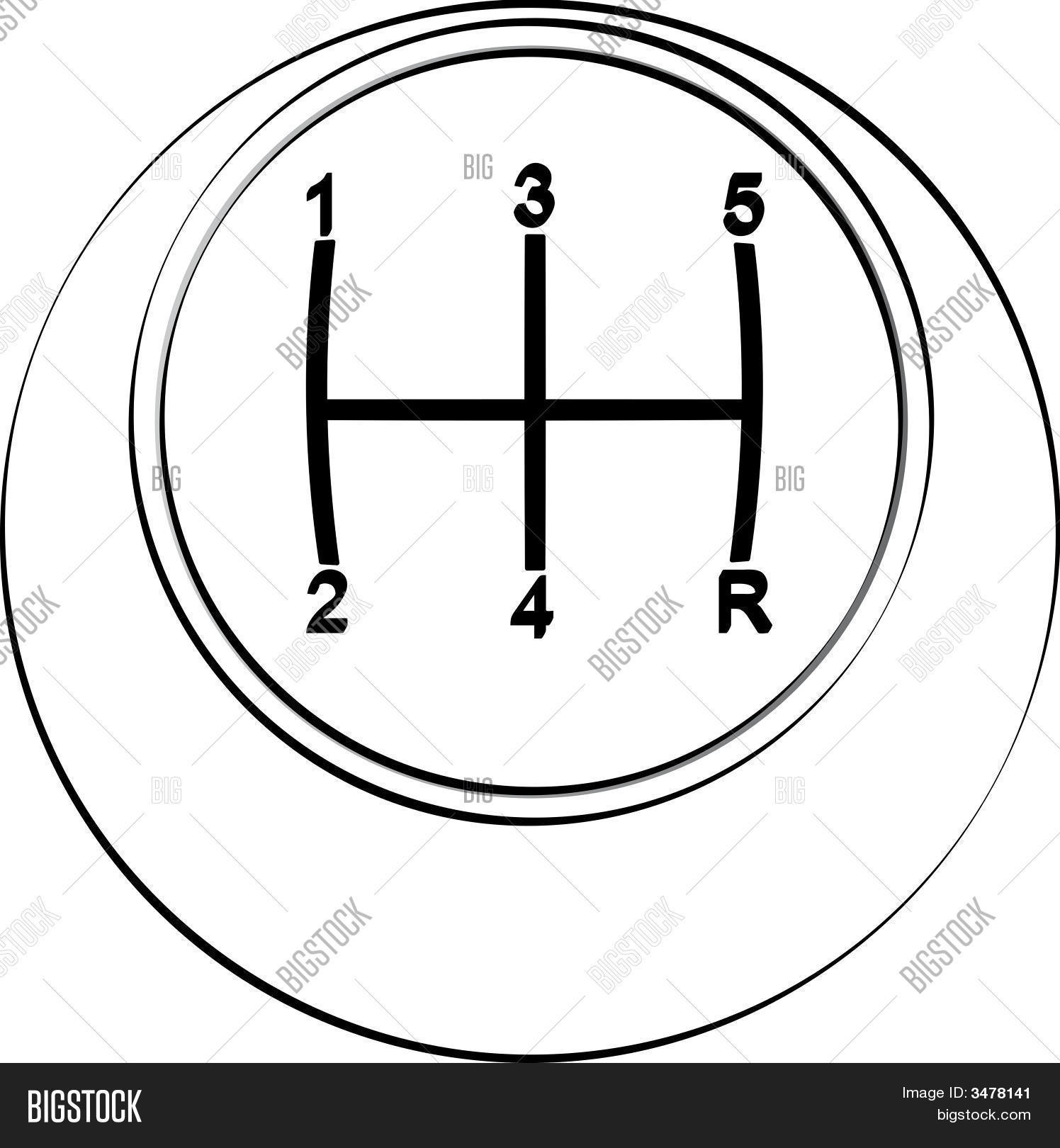 Stick Shift Top Vector & Photo (Free Trial) | Bigstock