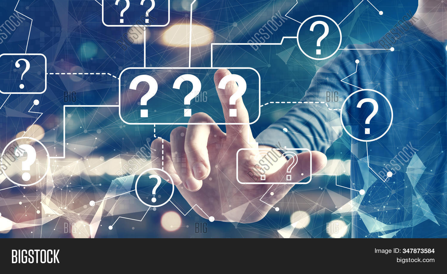 Question Marks Man On Image & Photo (Free Trial) | Bigstock