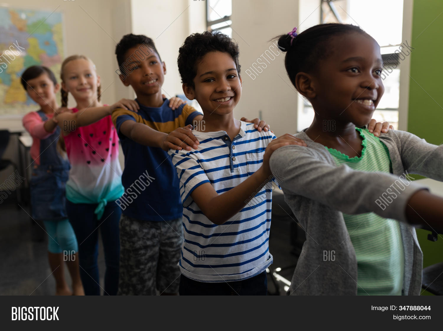 Side View School Kids Image & Photo (Free Trial) | Bigstock