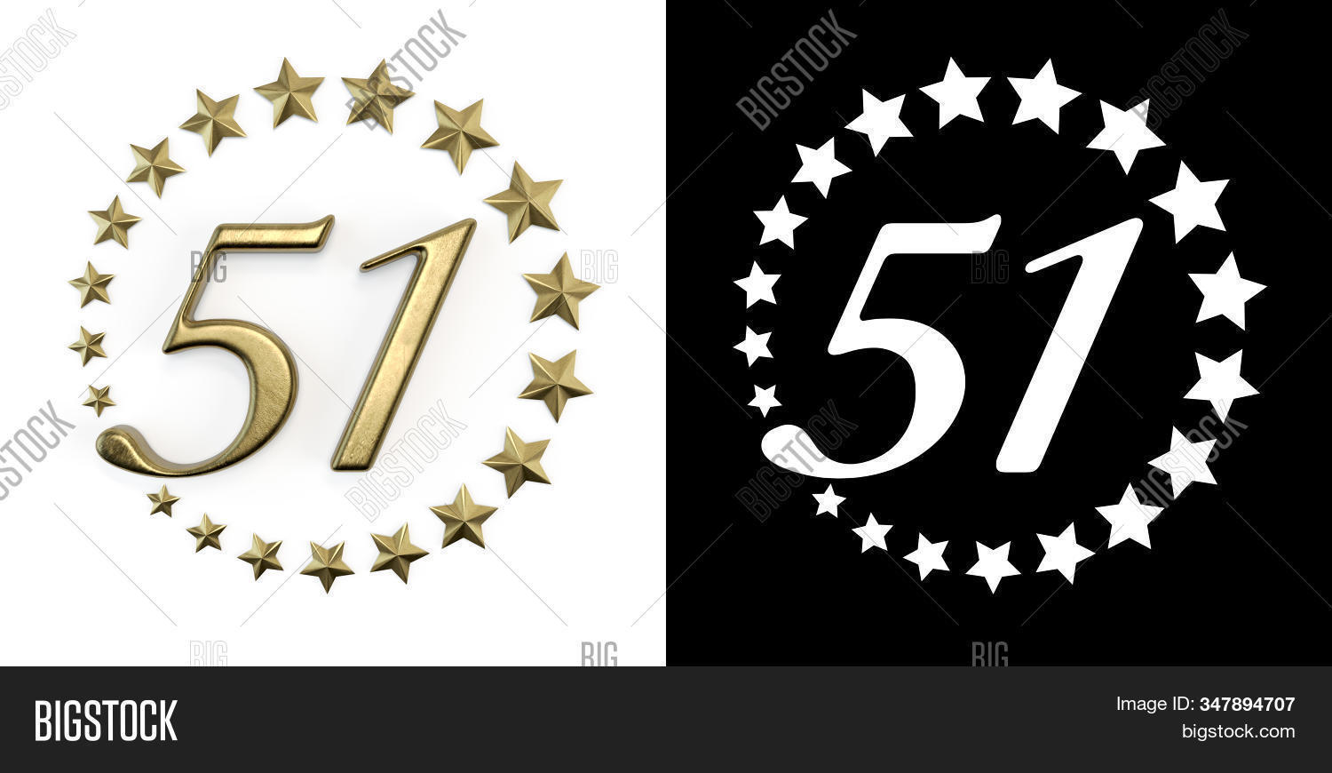 Number 51 (number Image & Photo (Free Trial) | Bigstock