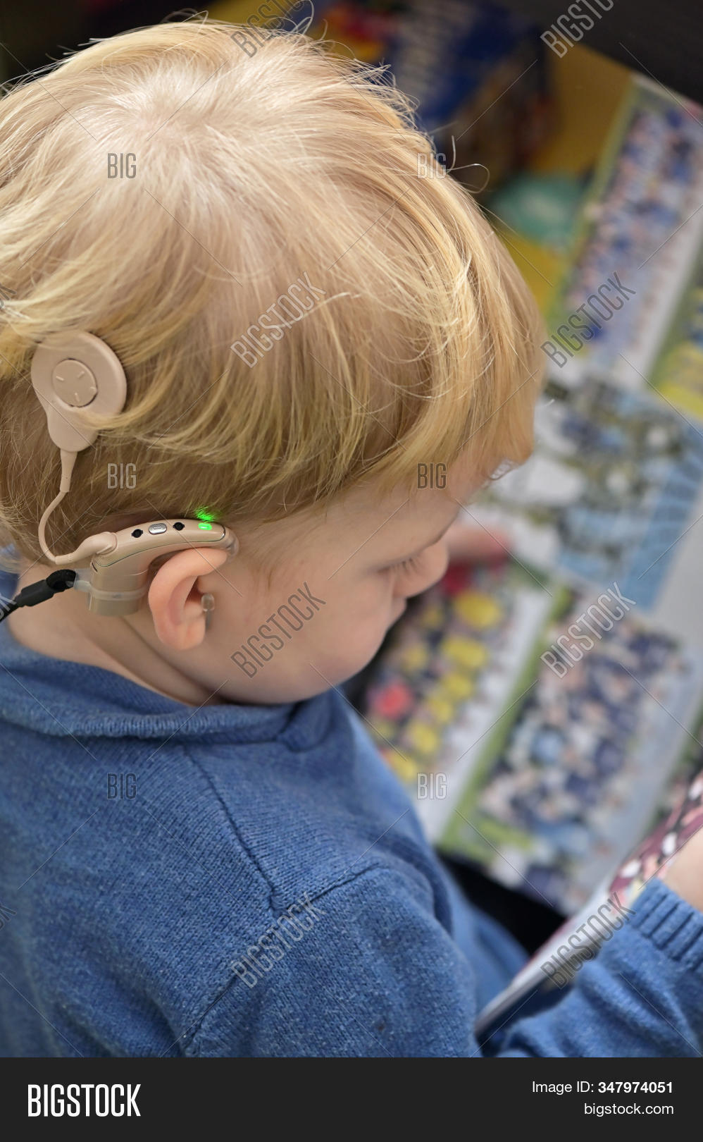 Boy Hearing Aids Image & Photo (Free Trial) | Bigstock