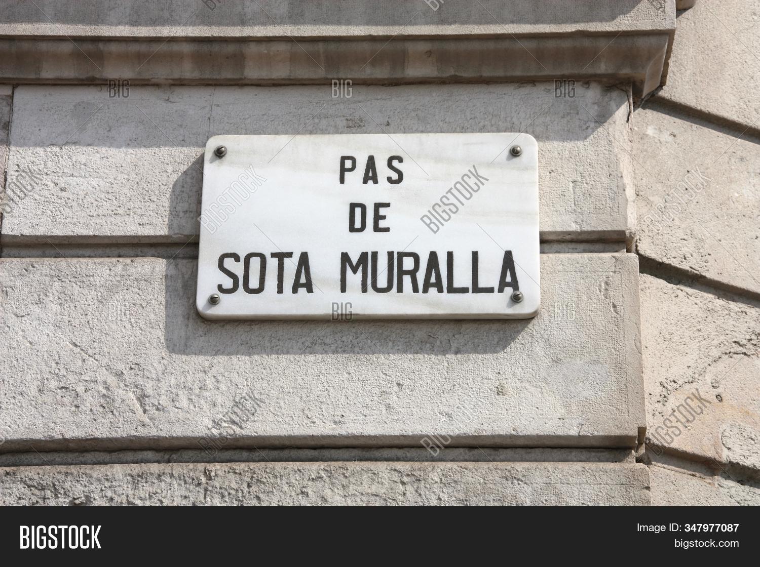 Street Sign Barcelona Image & Photo (Free Trial) | Bigstock