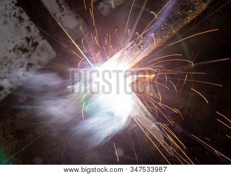 Sparks Metal Welding Image & Photo (Free Trial) | Bigstock