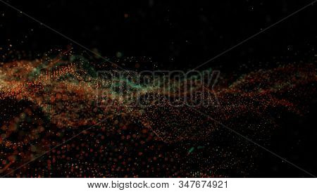 Plexus Abstract Orange Image & Photo (Free Trial) | Bigstock