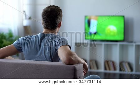 Man Watching Football Image & Photo (Free Trial) | Bigstock
