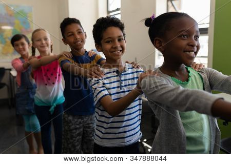 Side View School Kids Image & Photo (Free Trial) | Bigstock