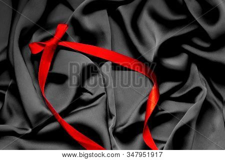 One Red Ribbon On Image & Photo (Free Trial) | Bigstock