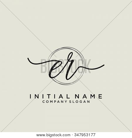 Er Initial Vector & Photo (Free Trial) | Bigstock