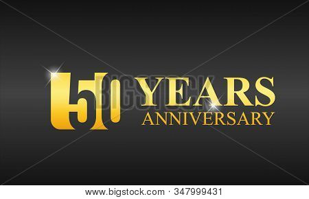 Gold 50 Years Vector & Photo (Free Trial) | Bigstock