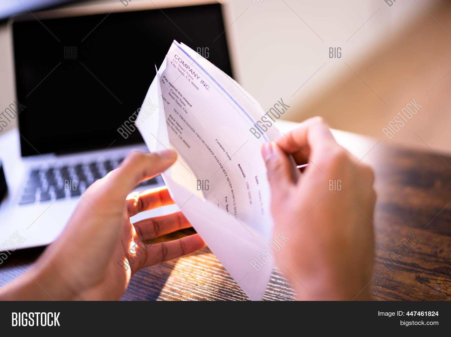 Payroll Cheque Image & Photo (Free Trial) | Bigstock