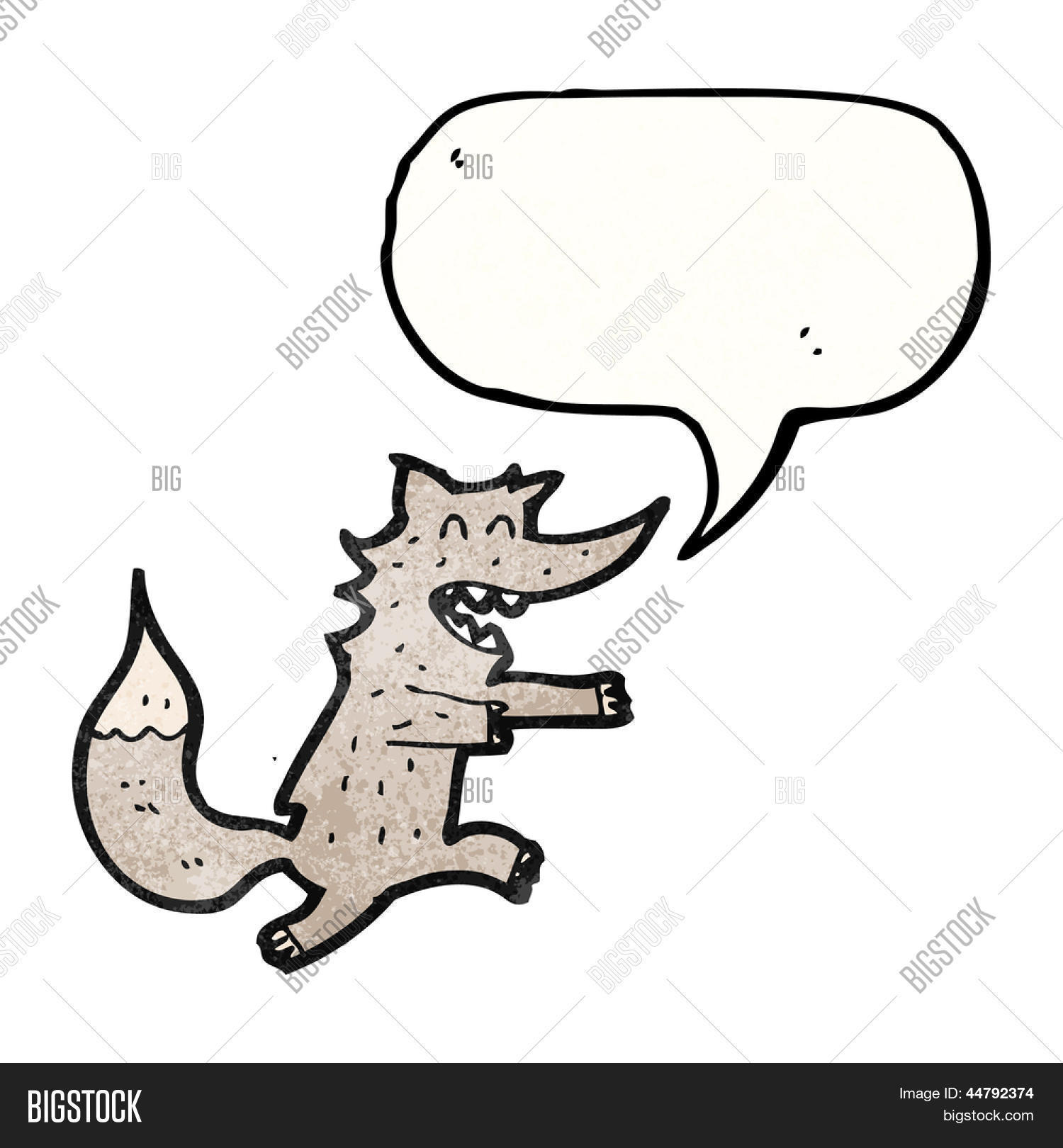 Cartoon Wolf Speech Image & Photo (Free Trial) | Bigstock