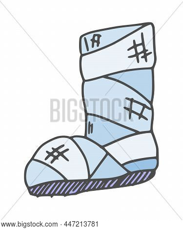 Leg Cast Clip Art