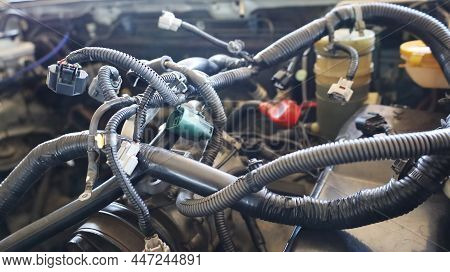 Messy Car Wiring Image & Photo (Free Trial) | Bigstock